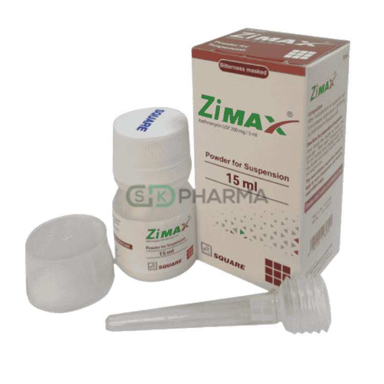 Zimax | 200 mg/5 ml | Suspension | জিম্যাক্স ২০০ মি.গ্রা./৫ মি.লি ...