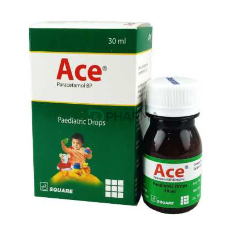 Ace | 80 mg/ml | Pediatric Drop | এইস্‌ ৮০ মি.গ্রা. | SK Pharma